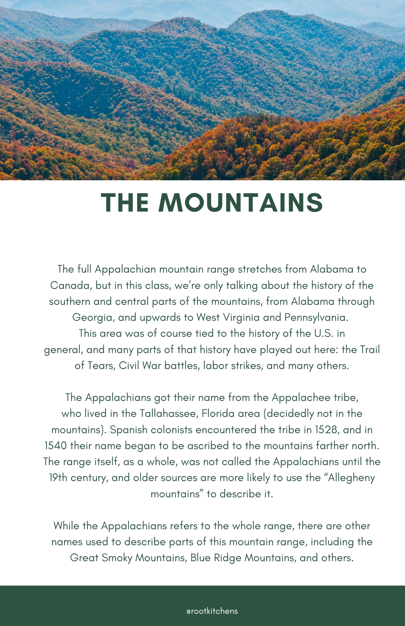 The Mountains – Root